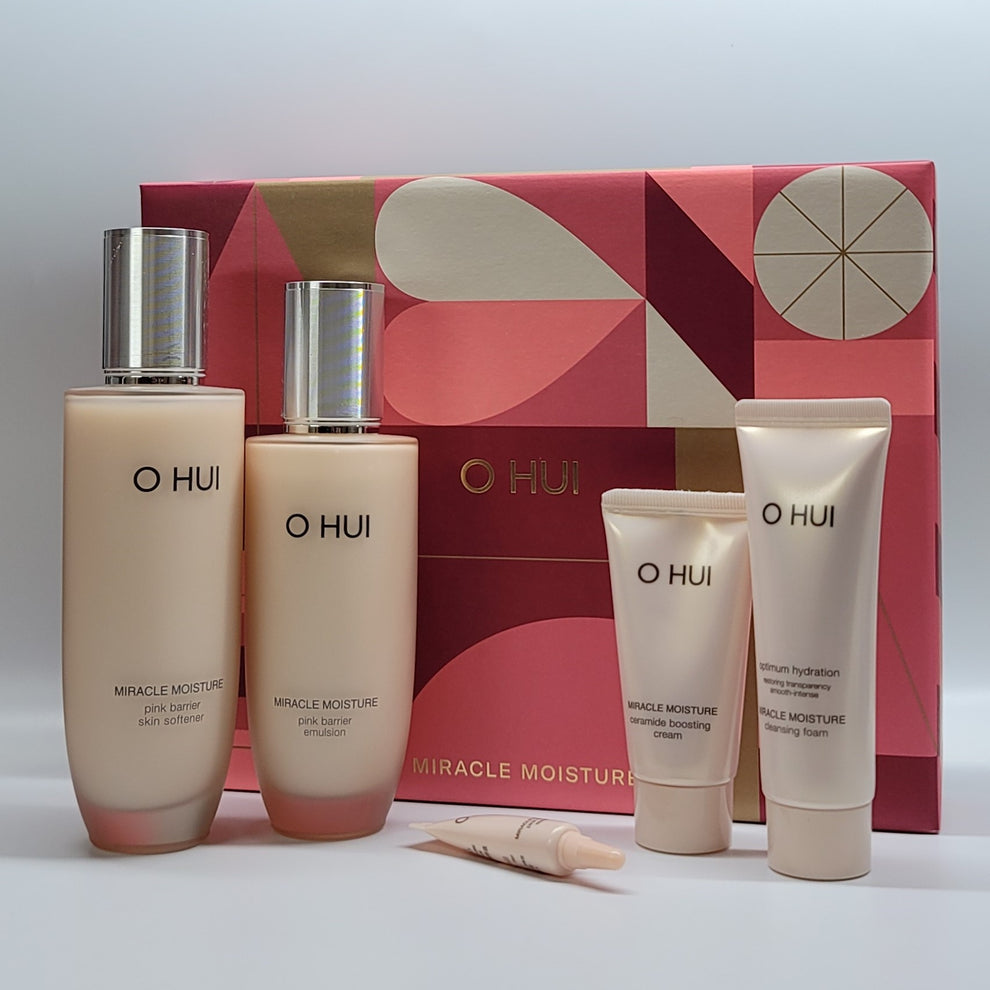 OHUI Miracle Moisture Duo Set/Toner+Emulsion/Pink Barrier/Glow/Renewed ...