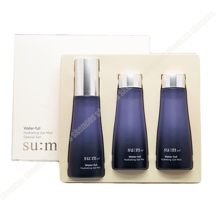 Su:m37 Water-full Hydrating Gel Mist Special Set 60ml+Refill 2ea/sum37 ...
